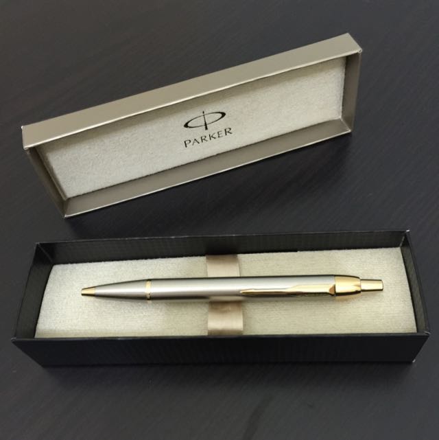 (BRAND NEW) Parker writing instrument 1888 IM collection all metallic ...