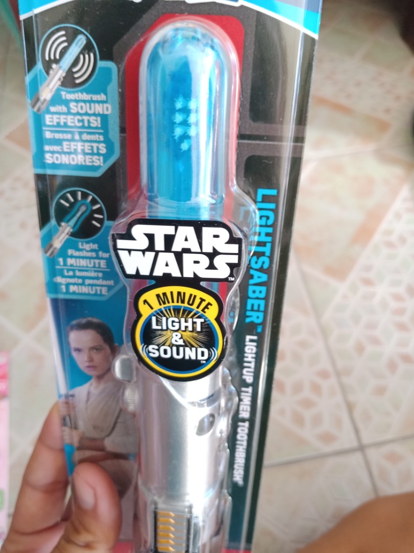 Firefly Star Wars Rey Lightsaber Kids Toothbrush, Soft 1ct, Everything ...