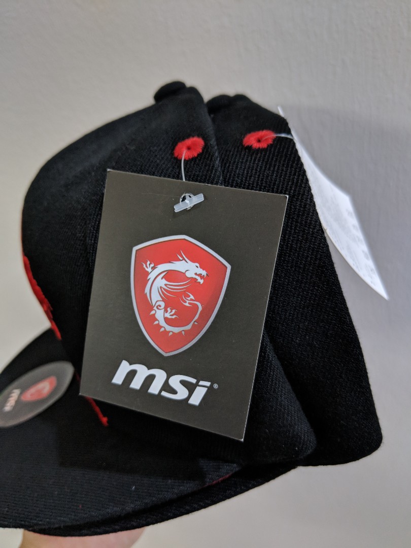 MSI Red Dragon Gaming Cap, Men's Fashion, Watches & Accessories, Caps & Hats on Carousell
