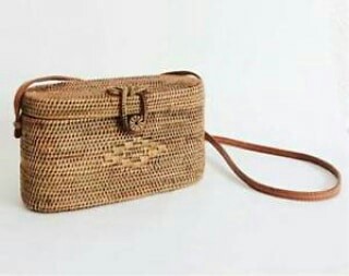 Rattan Bag, Women's Fashion, Bags & Wallets, Tote Bags on Carousell