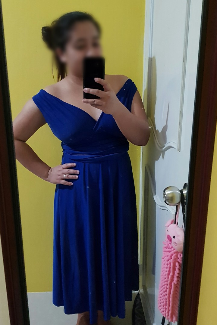 Royal blue infinity dress, Women's Fashion, Dresses & Sets, Dresses on ...