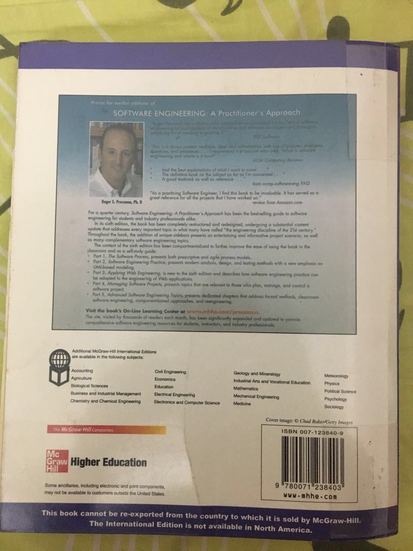 Software Engineering book, Hobbies & Toys, Books & Magazines, Textbooks ...
