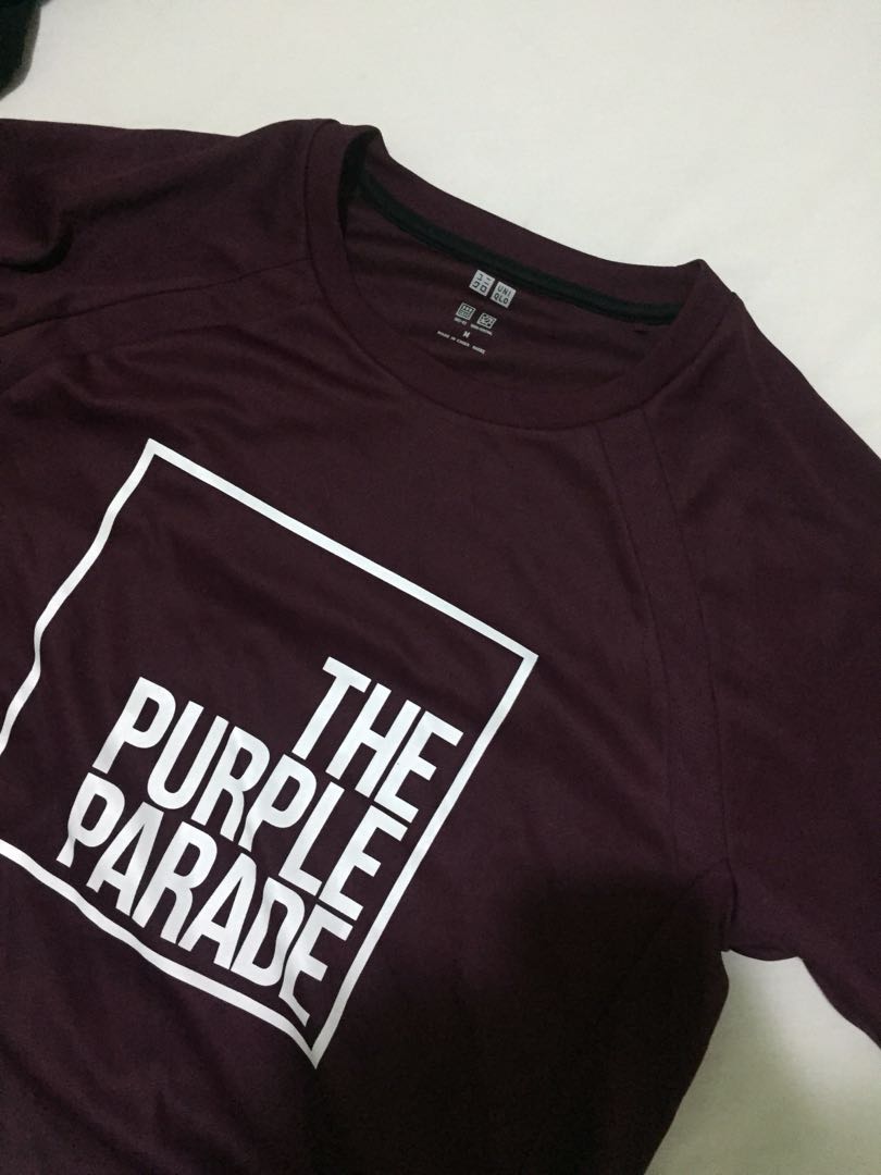 uniqlo // the purple parade tshirt, Women's Fashion, Tops, Shirts on ...