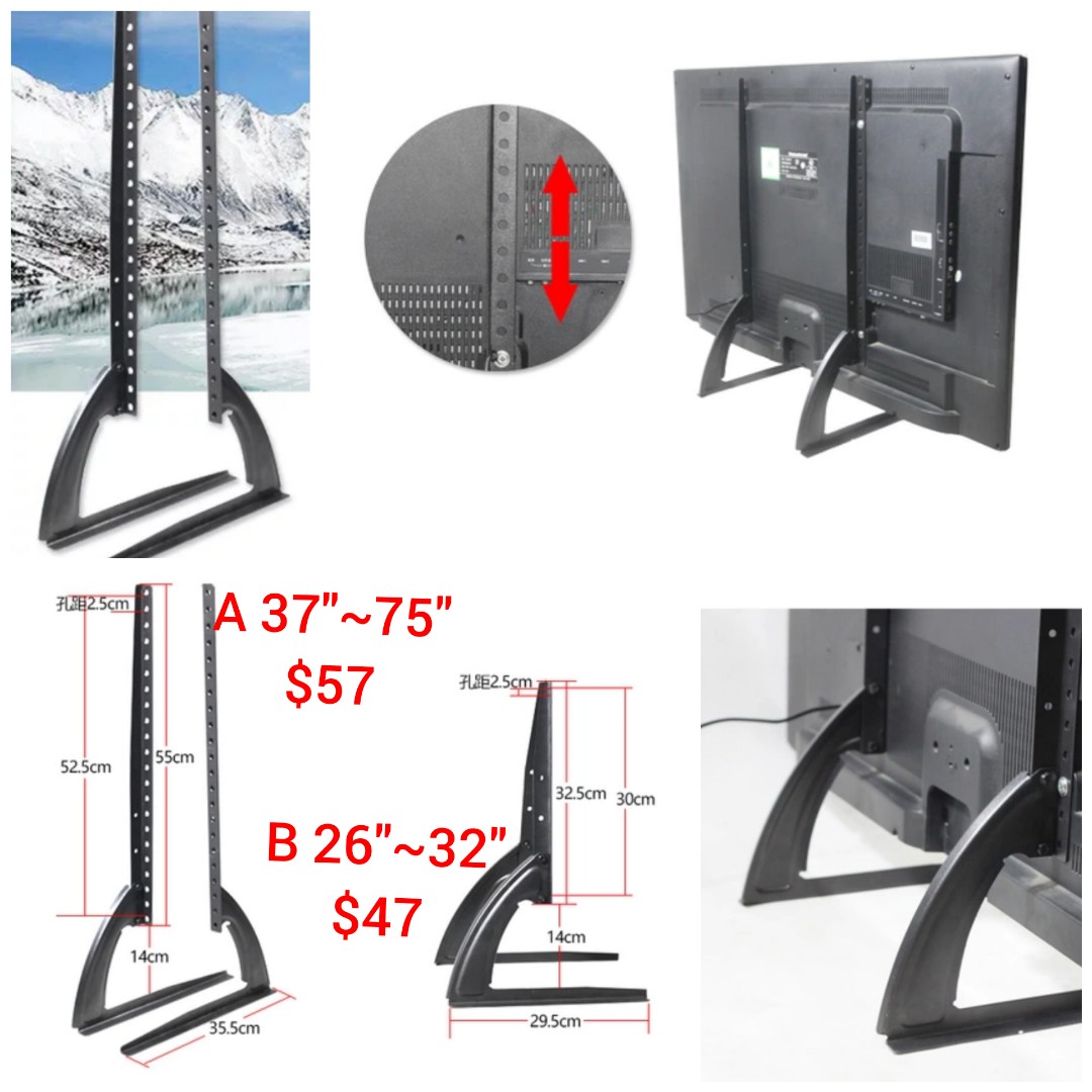 Universal TV table top TV stand/bracket/wall mount/ceiling mount, Home ...