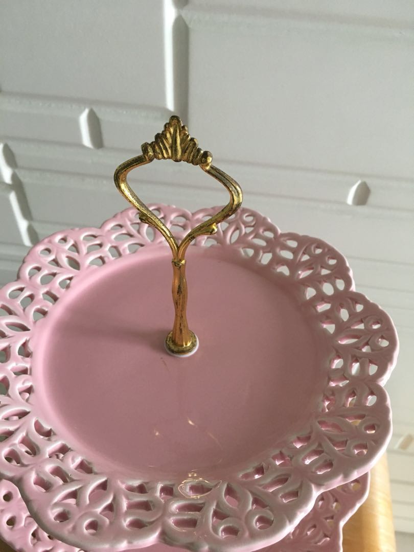 Vintage Party high tea Flea Market Display Accessories Dessert cake ...