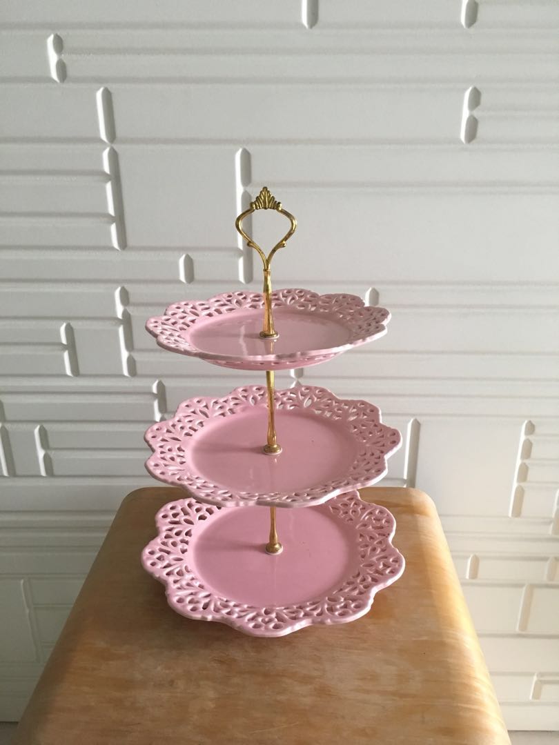 Vintage Party high tea Flea Market Display Accessories Dessert cake ...