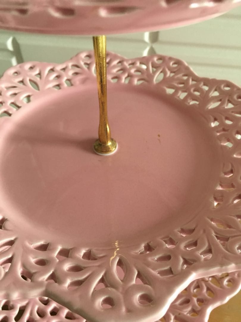 Vintage Party high tea Flea Market Display Accessories Dessert cake ...