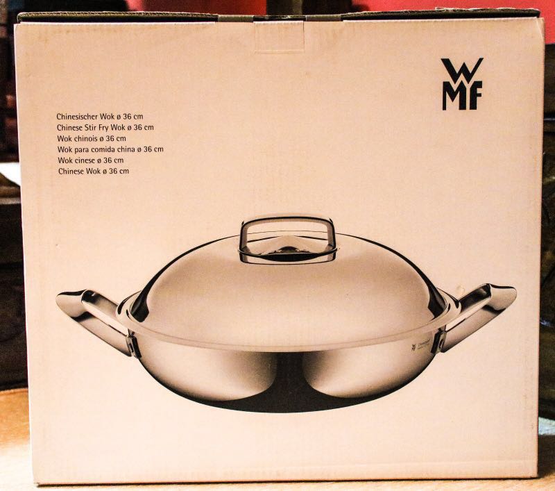 WMF 36cm Cooking Wok, Furniture & Home Living, Kitchenware & Tableware, Cookware & Accessories ...