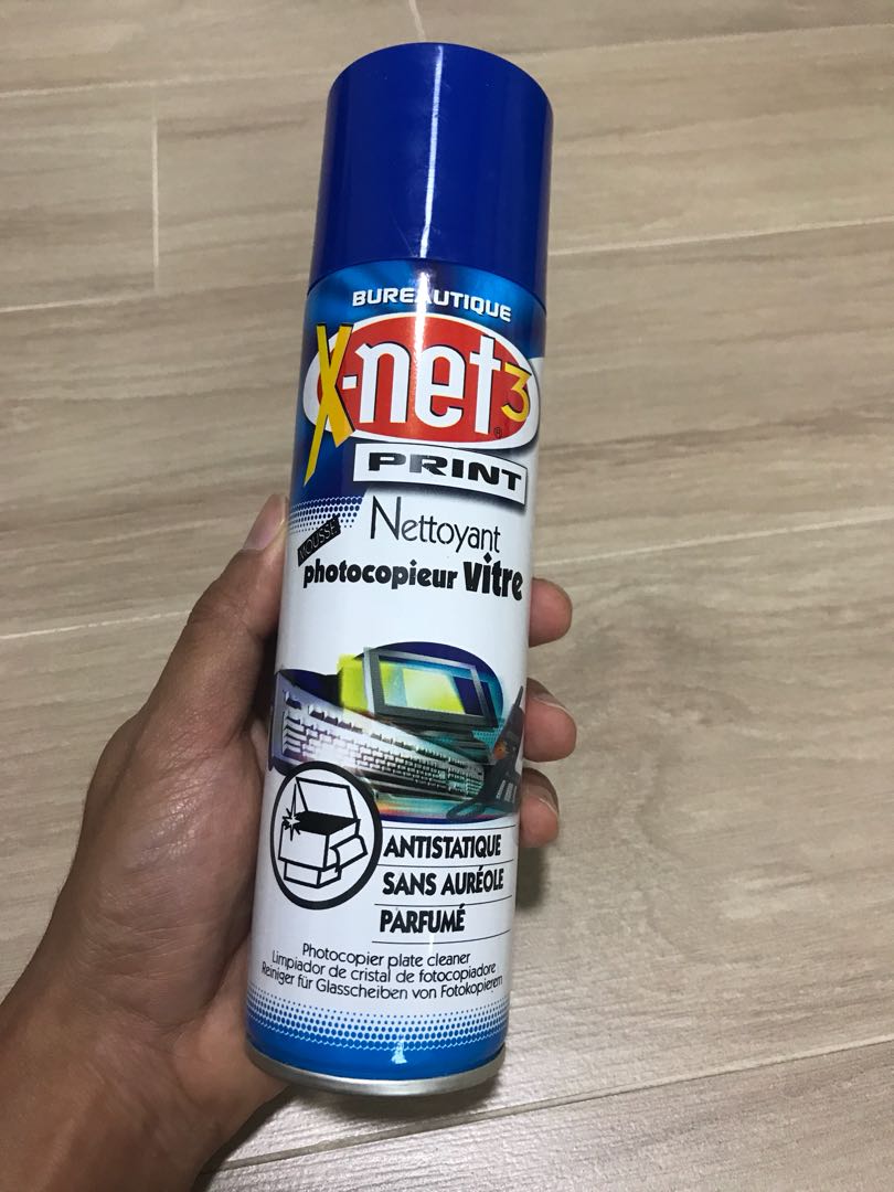 X-Net3 photocopier scanner cleaning spray, Computers & Tech, Printers ...