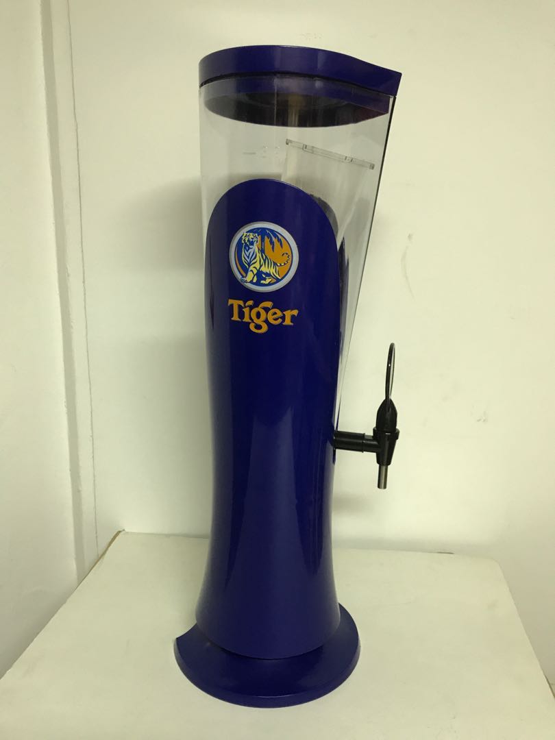 3.9L Tiger Beer Tower dispenser, TV & Home Appliances, Kitchen ...