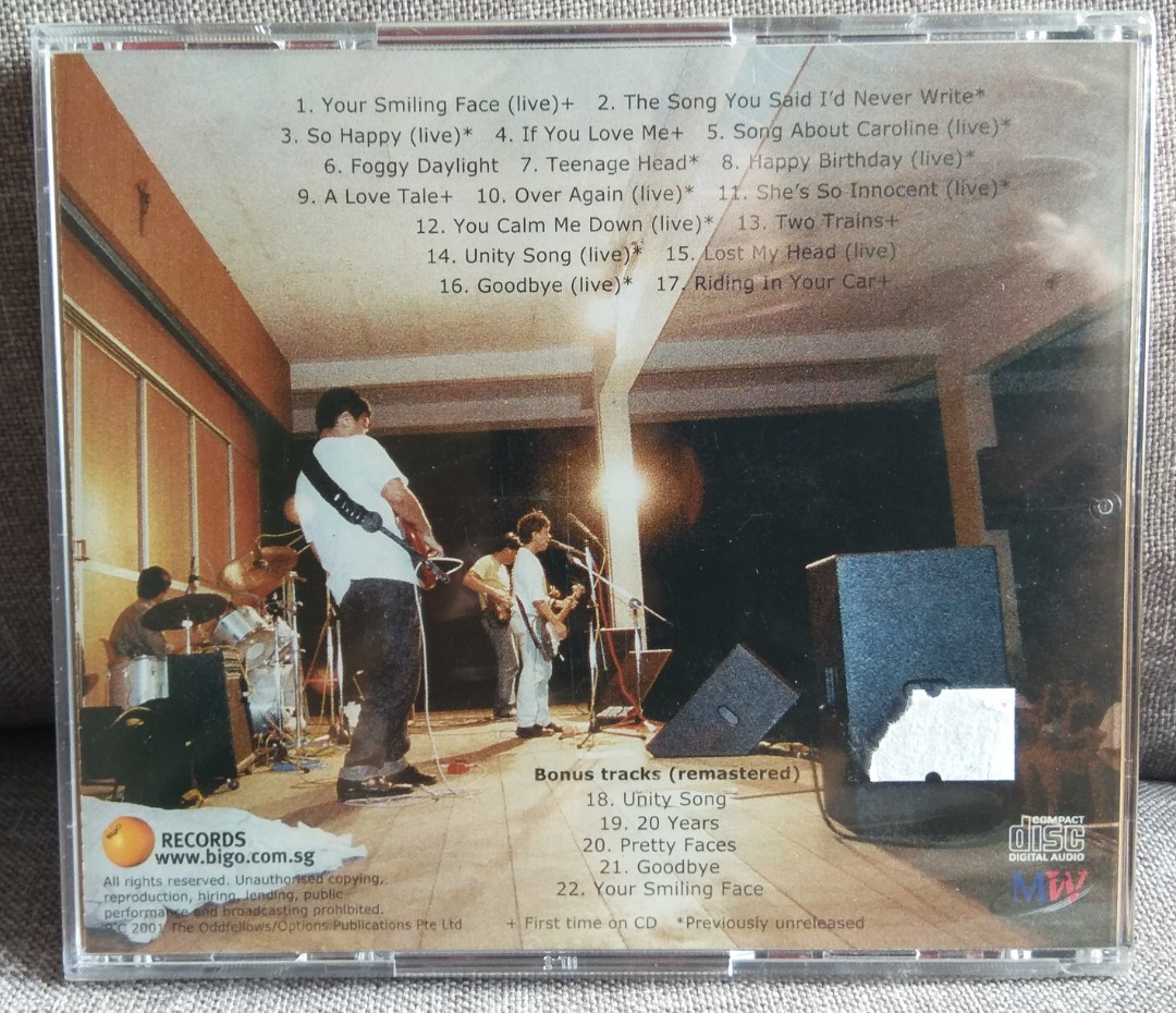 arthcd THE ODDFELLOWS Bugs and Hisses (B-sides and Ratities) CD + 5 ...