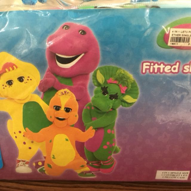 Barney and friends fitted sheets, Babies & Kids, Baby Nursery & Kids ...