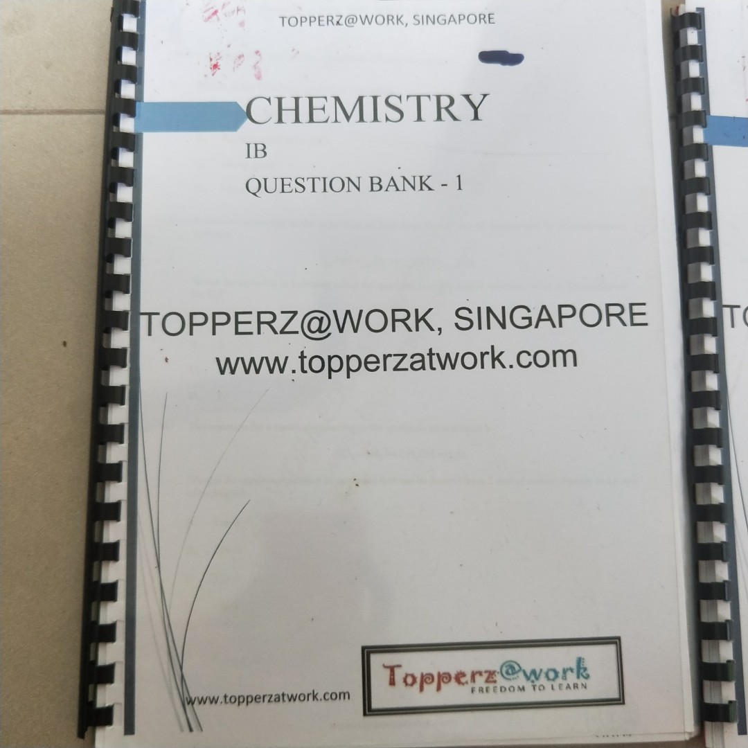 IB chemistry HL past papers, Hobbies & Toys, Books & Magazines ...