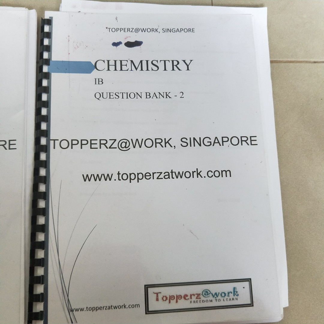 IB chemistry HL past papers, Hobbies & Toys, Books & Magazines ...