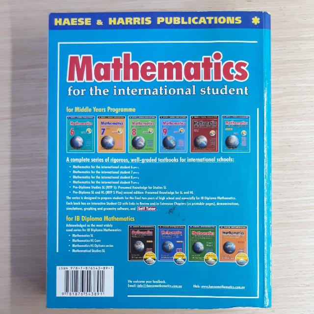IB Maths textbook - Mathematics for the international student Pre ...