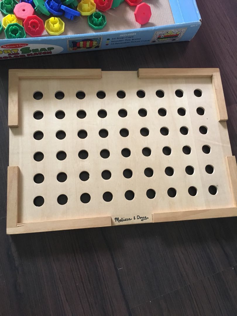 Melissa & Doug Sort and Snap Color Match, Hobbies & Toys, Toys & Games ...
