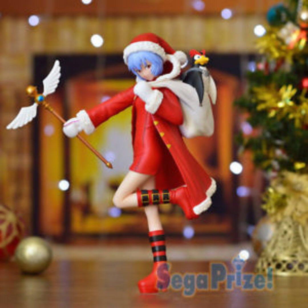 Neon Genesis Evangelion Sega PM Christmas Figure Set - Rei & Asuka ...