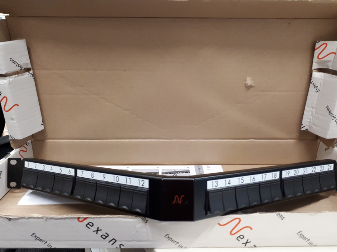 Nexus Angled patch panel (empty), Everything Else on Carousell