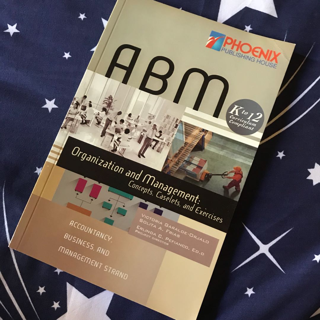 Organization and Management 12 ABM book, Hobbies & Toys, Books ...