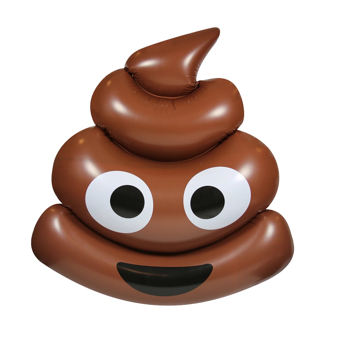 Poop Emoticon Float, Hobbies & Toys, Toys & Games on Carousell