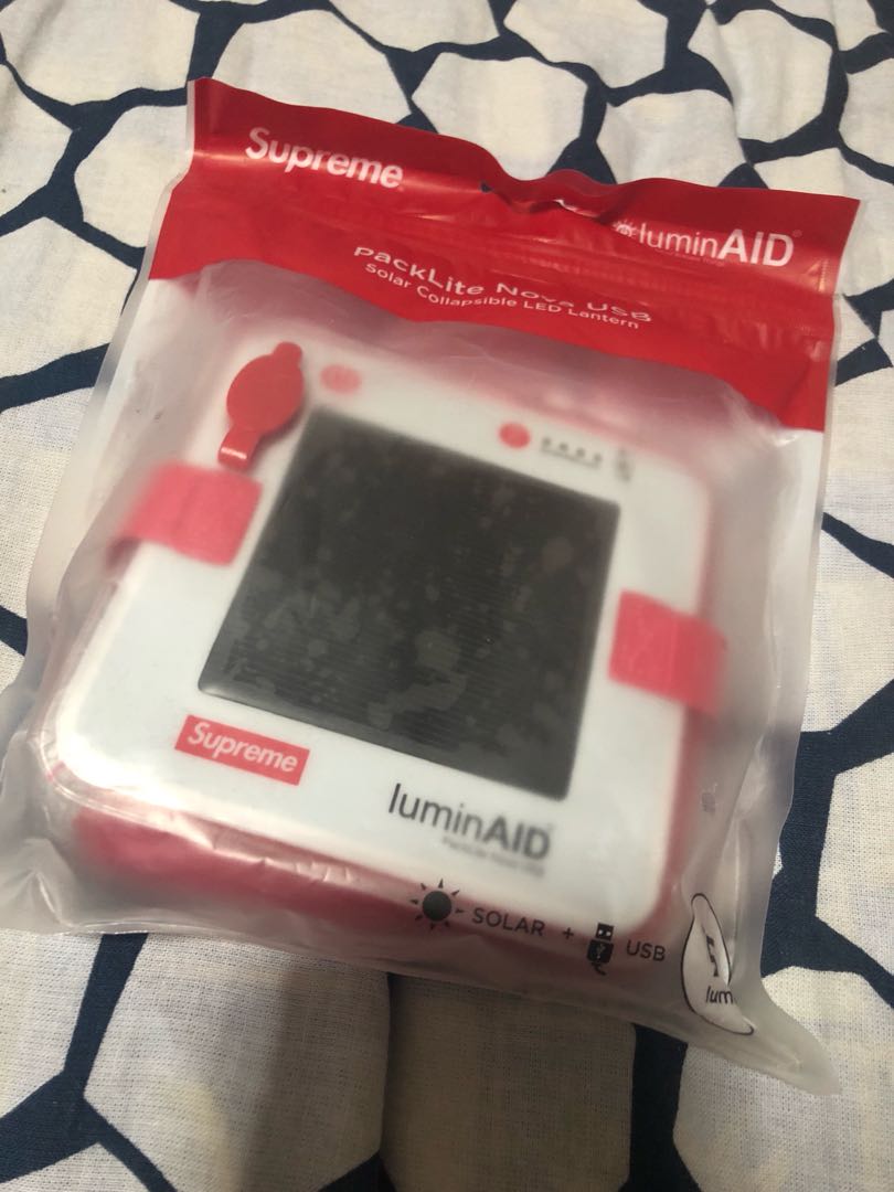 Supreme Luminaid, Men's Fashion, Bags, Belt bags, Clutches and Pouches ...