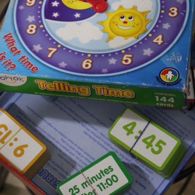 Telling Time Board Game, Hobbies & Toys, Toys & Games on Carousell