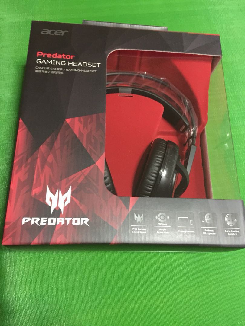 (BNIB) Acer Predator Gaming Headset, Audio, Headphones & Headsets on ...