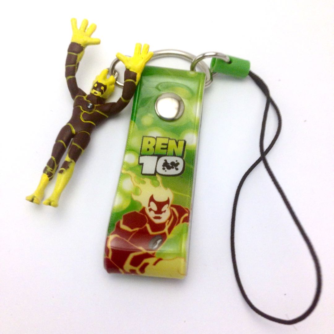 Gantungan Hand Phone Ben Ten figur Heatblast - Cartoon Network - Loose ...
