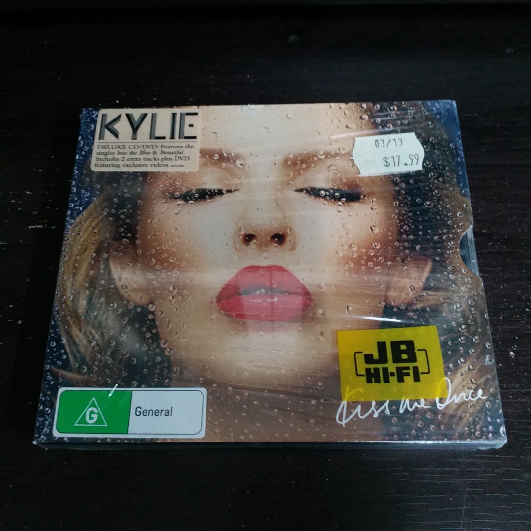 KYLIE MINOGUE Kiss Me Once 澳洲版 CD & DVD 全新未拆, 興趣及遊戲, 音樂、樂器 & 配件, 音樂與媒體 - CD 及 DVD - Carousell
