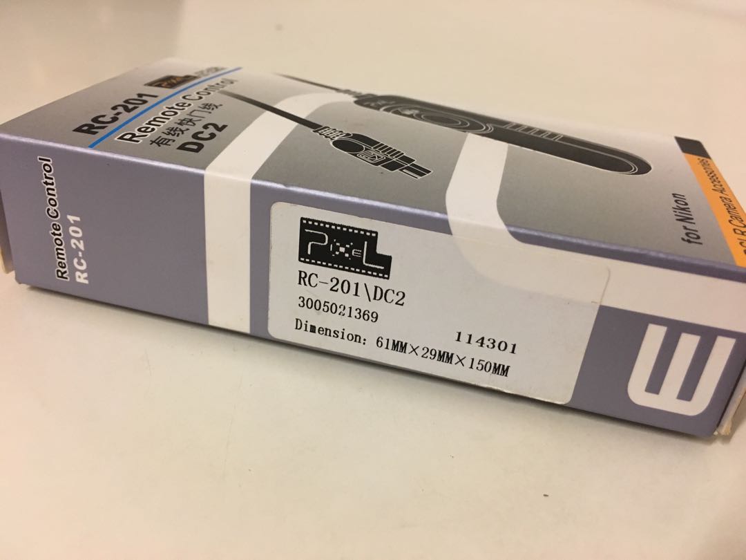 Pixel RC-201 cable shutter release remote, Photography, Photography ...