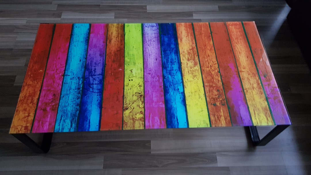 Rainbow Coffee Table, Furniture & Home Living, Furniture, Tables & Sets ...