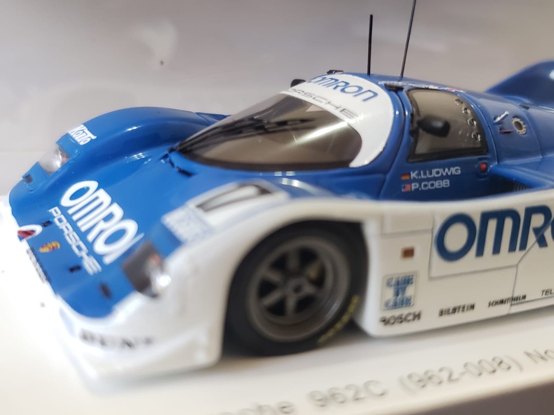 保時捷 Porsche 波子模型車 1/43 Omron 962C (962-008) NO.17 OMRON WEC 1000KM FUJI ...