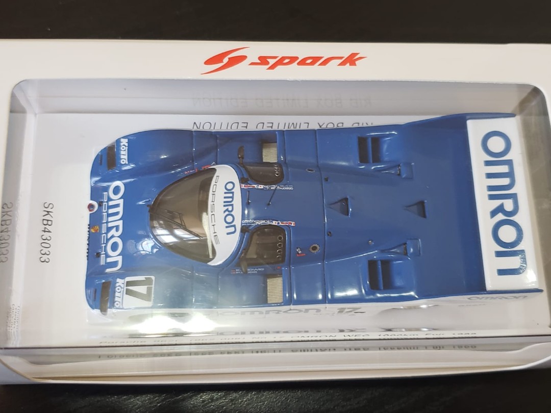 保時捷 Porsche 波子模型車 1/43 Omron 962C (962-008) NO.17 OMRON WEC 1000KM FUJI ...