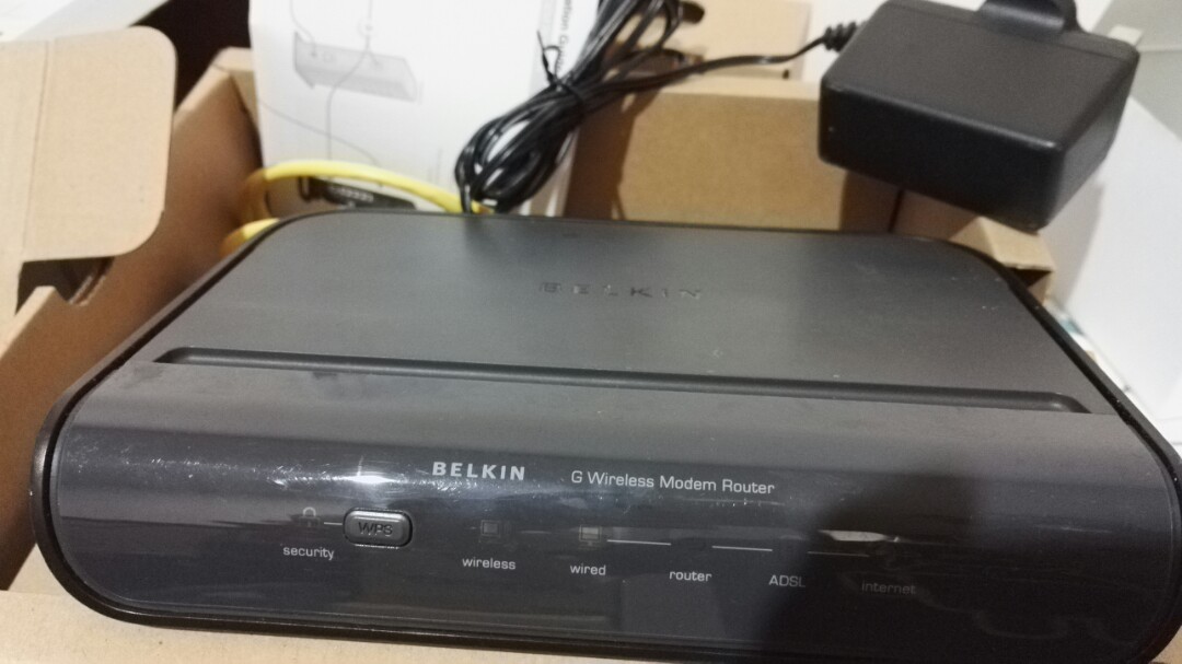 Belkin Wireless G Router Modem, Computers & Tech, Parts & Accessories ...