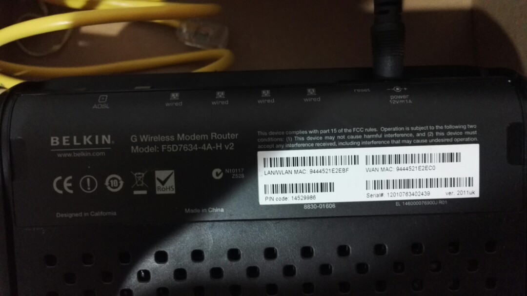 Belkin Wireless G Router Modem, Computers & Tech, Parts & Accessories ...