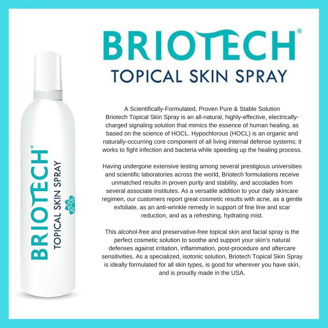 Briotech Topical Skin Spray (made in U.S.A.), Beauty & Personal Care ...