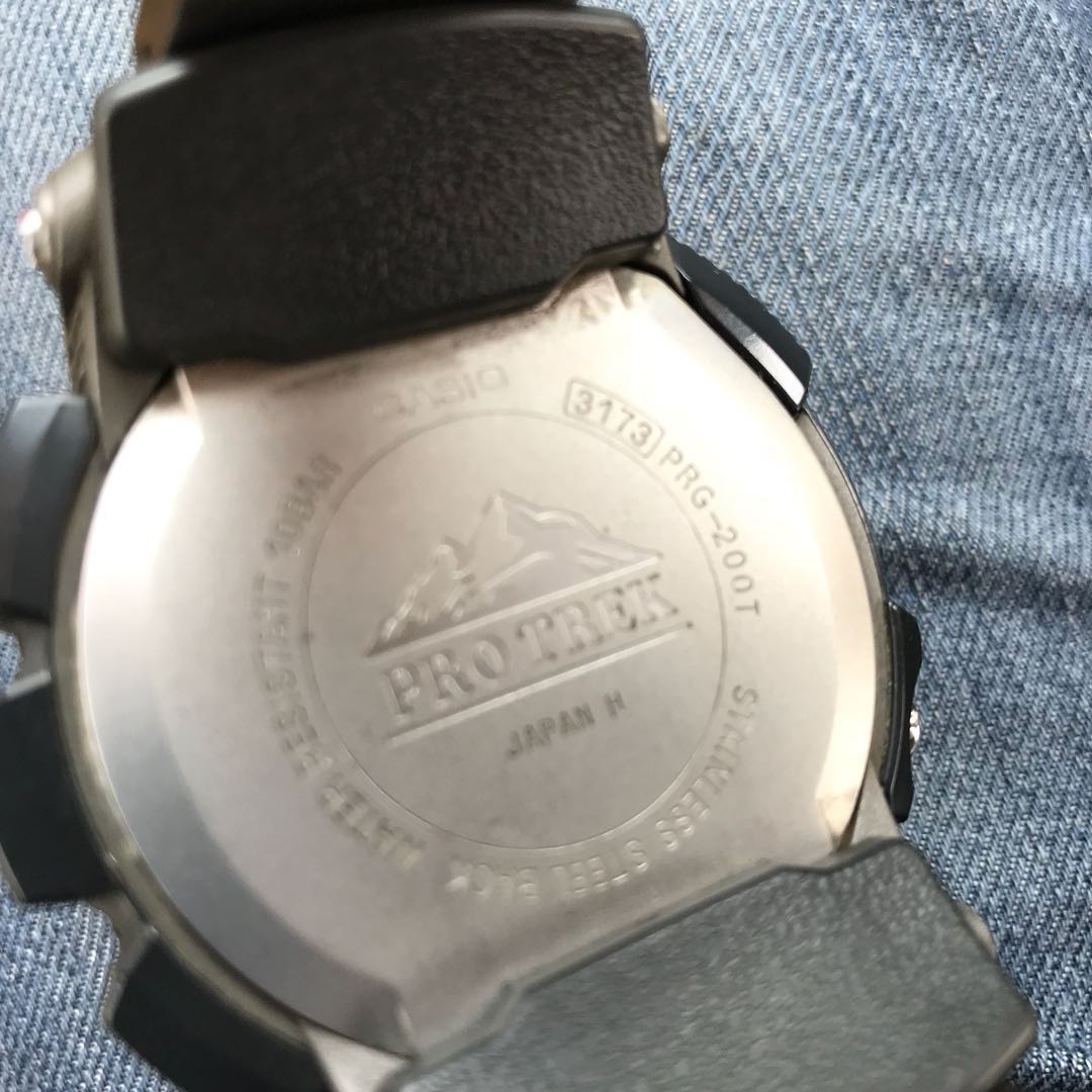 Casio protrek PRG-200T Tough solar triple sensor, Mobile Phones & Gadgets, Wearables & Smart ...