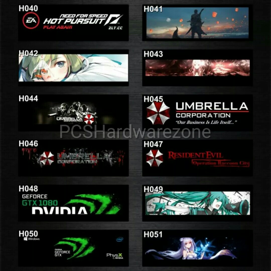 Custom LED/RGB GPU Backplate, Electronics, Computer Parts & Accessories ...