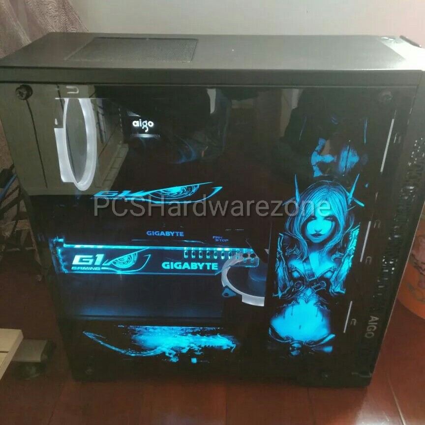 Custom LED/RGB GPU Backplate, Electronics, Computer Parts & Accessories ...