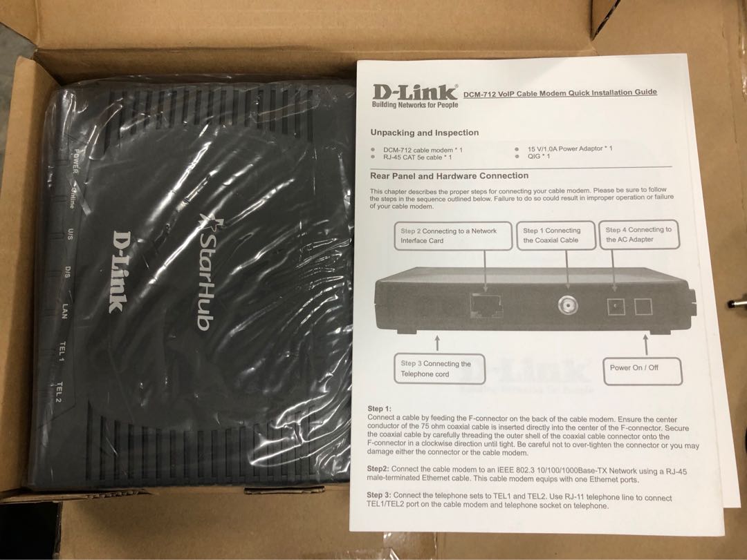 D Link Modem Computers And Tech Parts And Accessories Networking On
