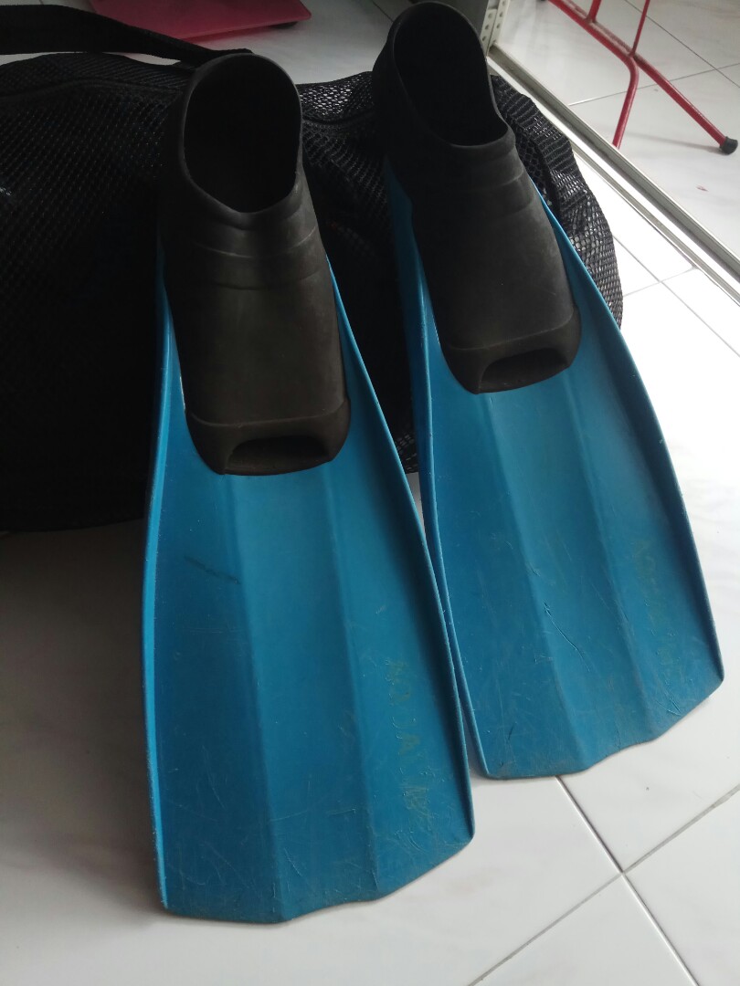 Aqua line Flippers, Sports Equipment, Sports & Games, Water Sports on ...