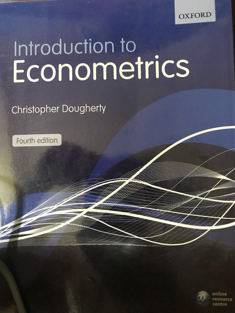 Introduction To Econometrics Dougherty Computers And Tech Office And Business Technology On