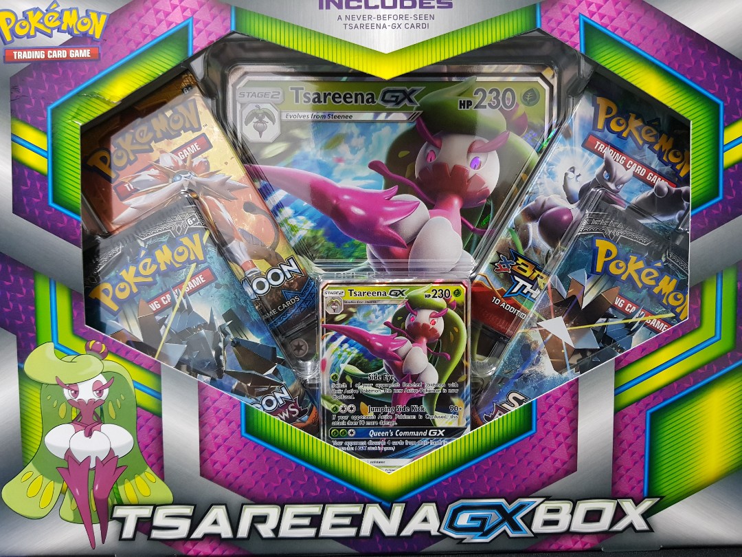 *PRICE REDUCED* POKEMON TCG TSAREENA GX BOX, Hobbies & Toys, Toys ...