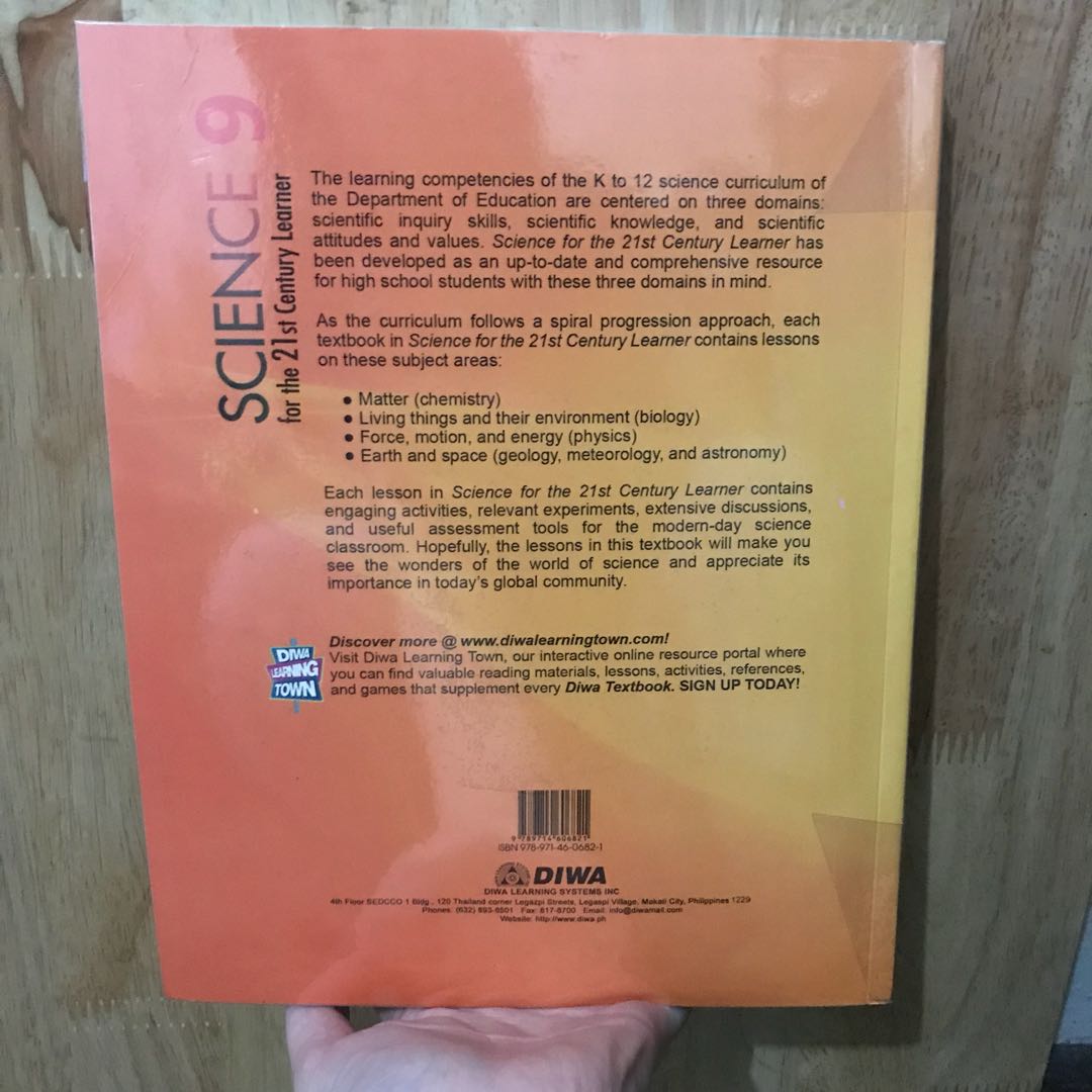 SCIENCE FOR THE 21ST CENTURY LEARNER K to 12 CURRICULUM COMPLIANT 9 ...