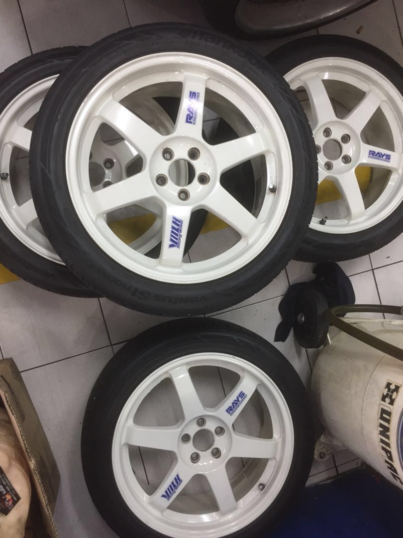 Work Rays TE-37 Japan, Auto Accessories on Carousell