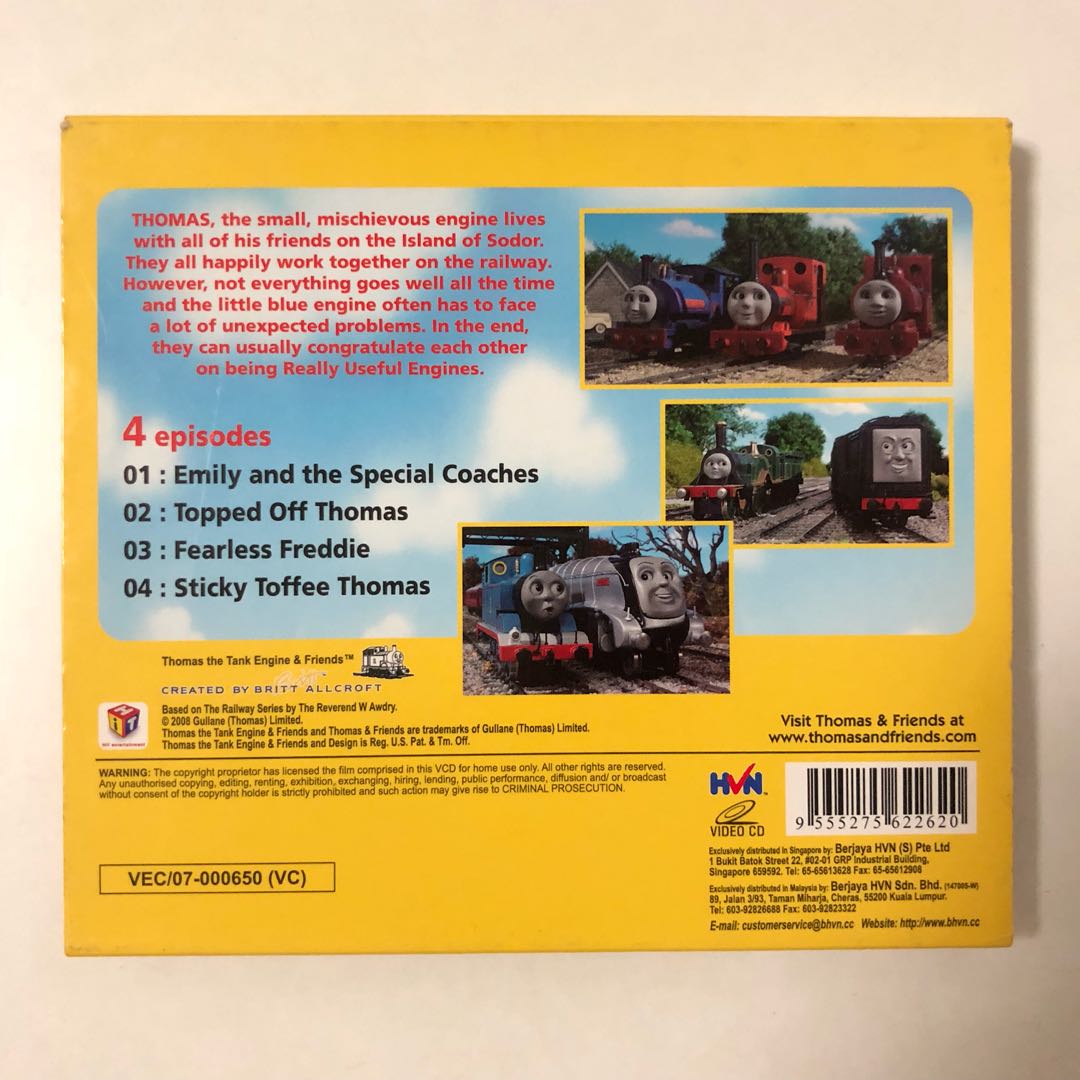2008 Vol. 44 Thomas & Friends VCD - 4 Episodes, Hobbies & Toys, Music ...