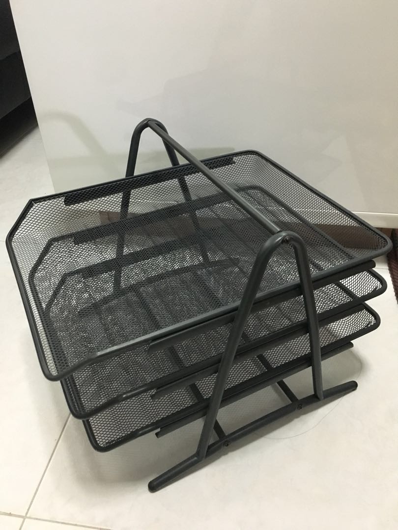 3-Tiered File/Paper Tray, Hobbies & Toys, Stationery & Craft, Craft ...