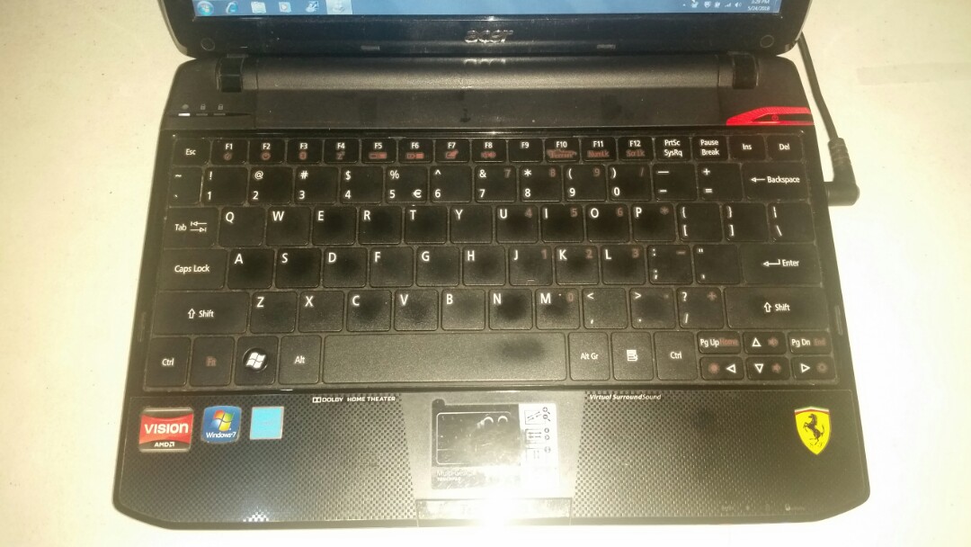 Acer Ferrari one Laptop limited edition, Computers & Tech, Laptops ...