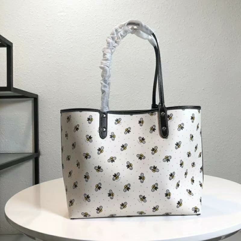 Coach Bee Design Reversible Bag, Luxury, Bags & Wallets on Carousell