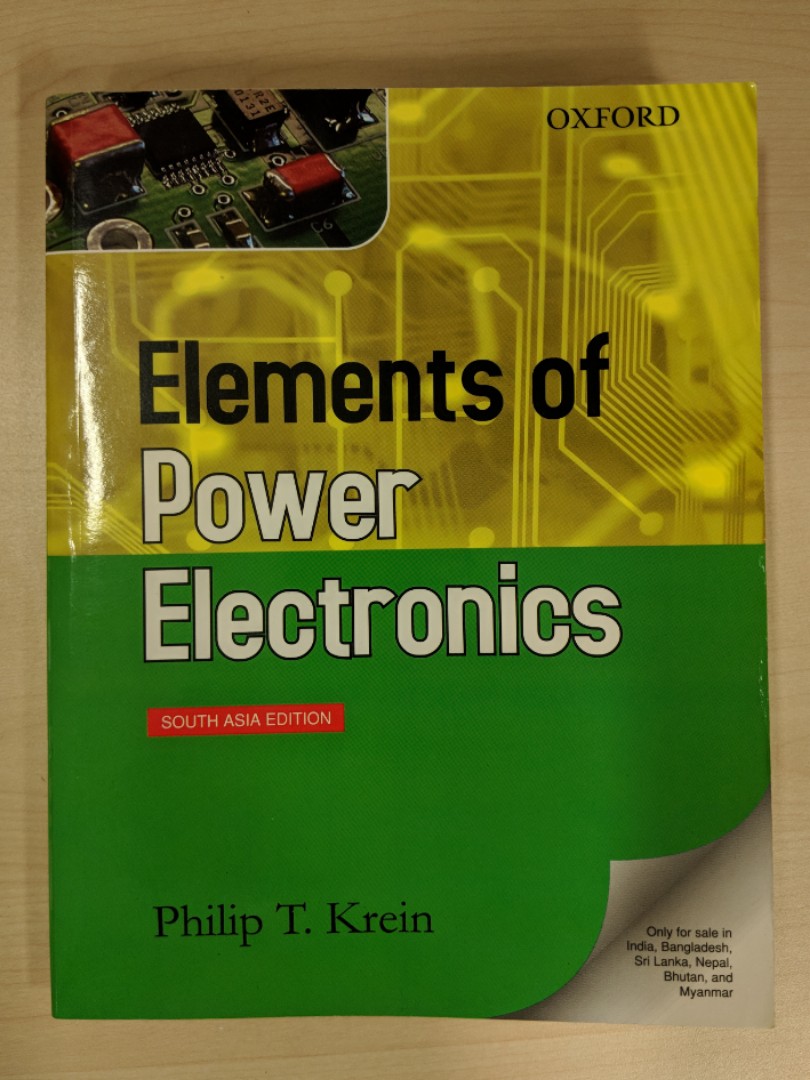Elements of Power Electronics Textbook, Hobbies & Toys, Books ...